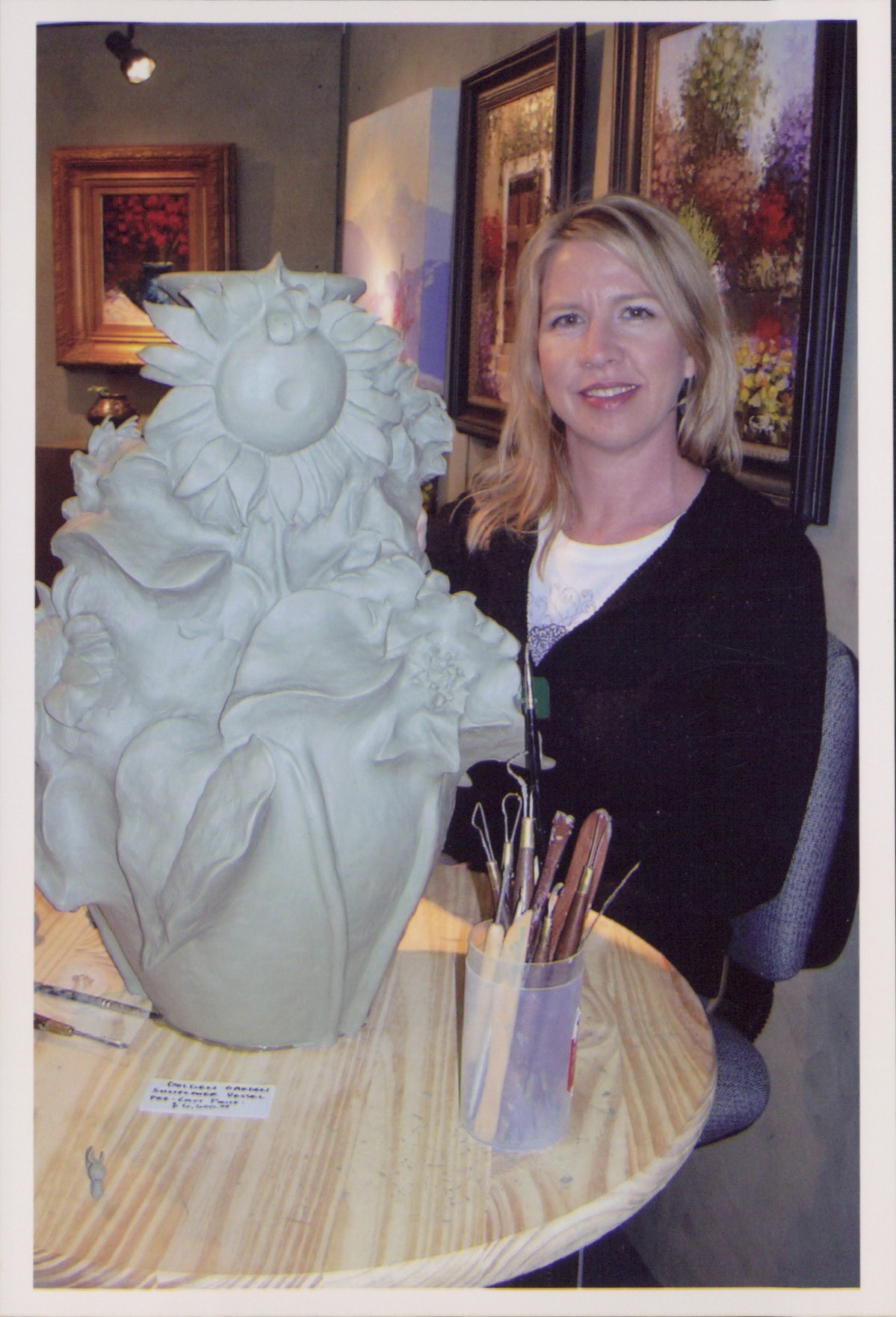 Kristine scuplting - Artful Dishes