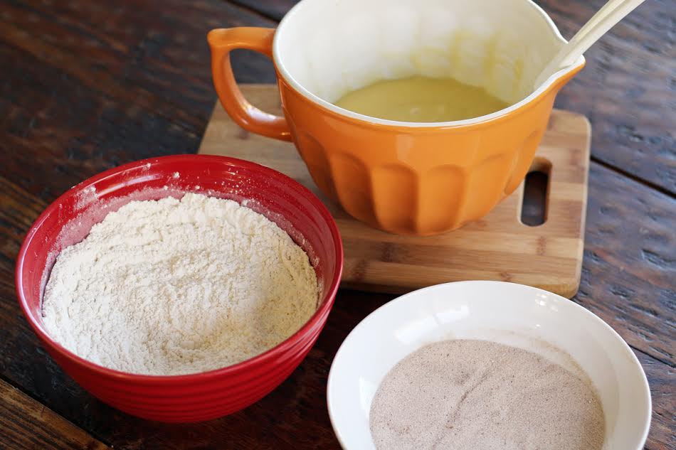 Ingredients for Snickerdoodle Batter - Artful Dishes