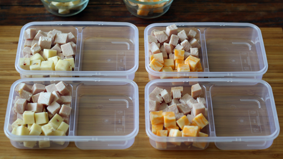 Protein Snack Boxes with Turkey and Cheese - Artful Dishes