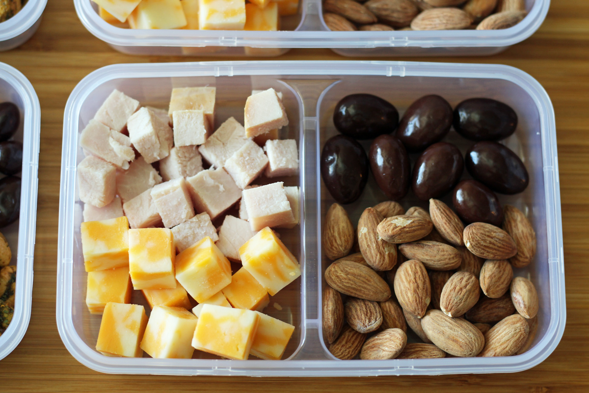 Protein Snack Boxes Chocolate Covered Almonds - Artful Dishes