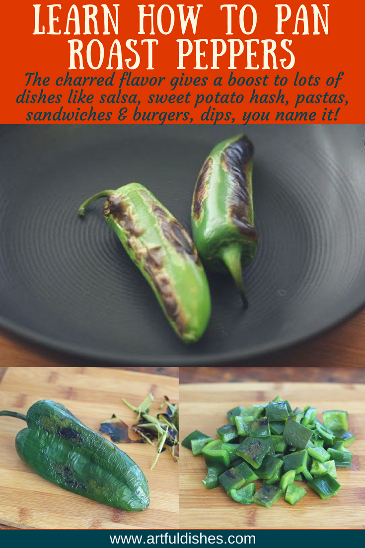 How to Pan Roast Peppers - Artful Dishes