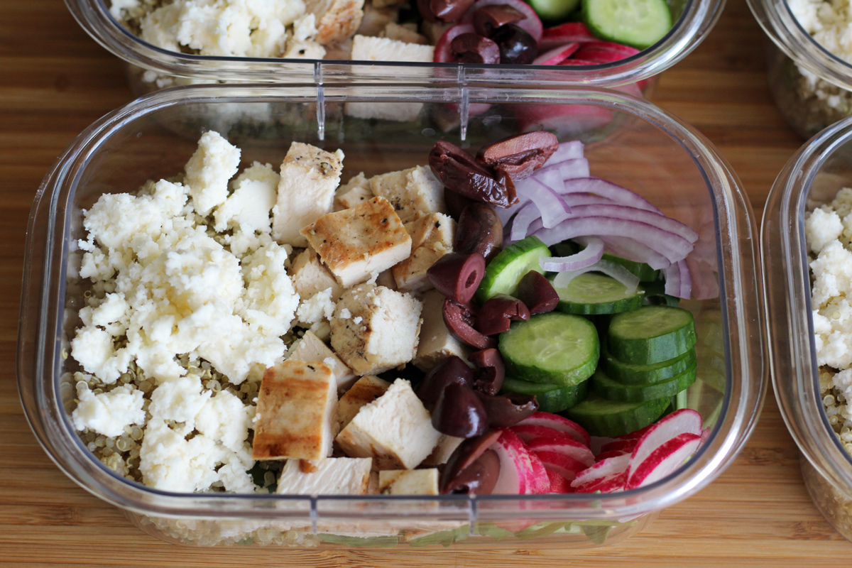 Protein Box Lunches with Chicken and Quinoa - Artful Dishes