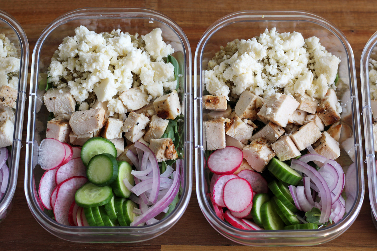 Protein Box Lunches with Chicken and Quinoa - Artful Dishes