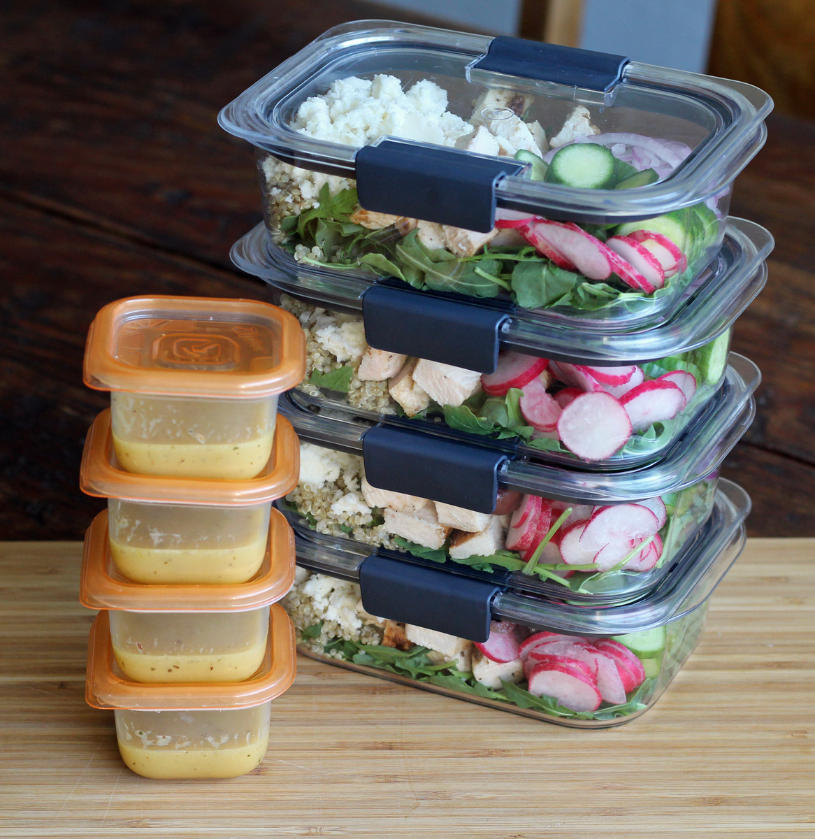 Protein Box Lunches with Chicken and Quinoa - Artful Dishes
